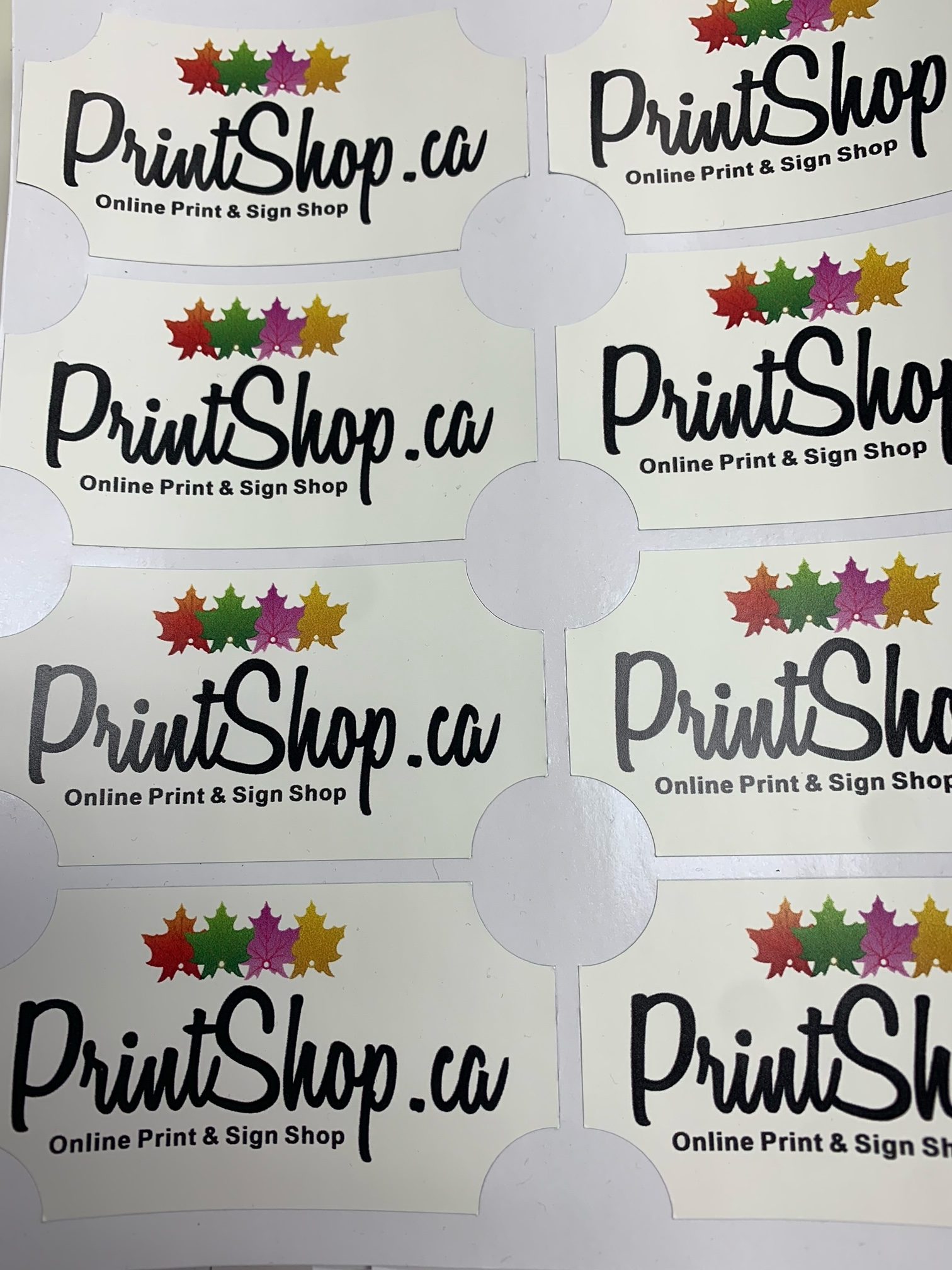 Custom Die Cut Stickers - PrintShop.ca
